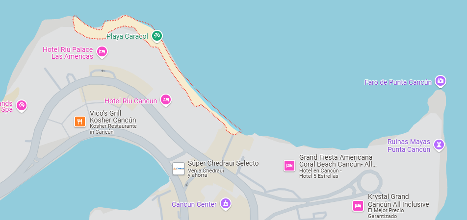 Playa Caracol in cancun